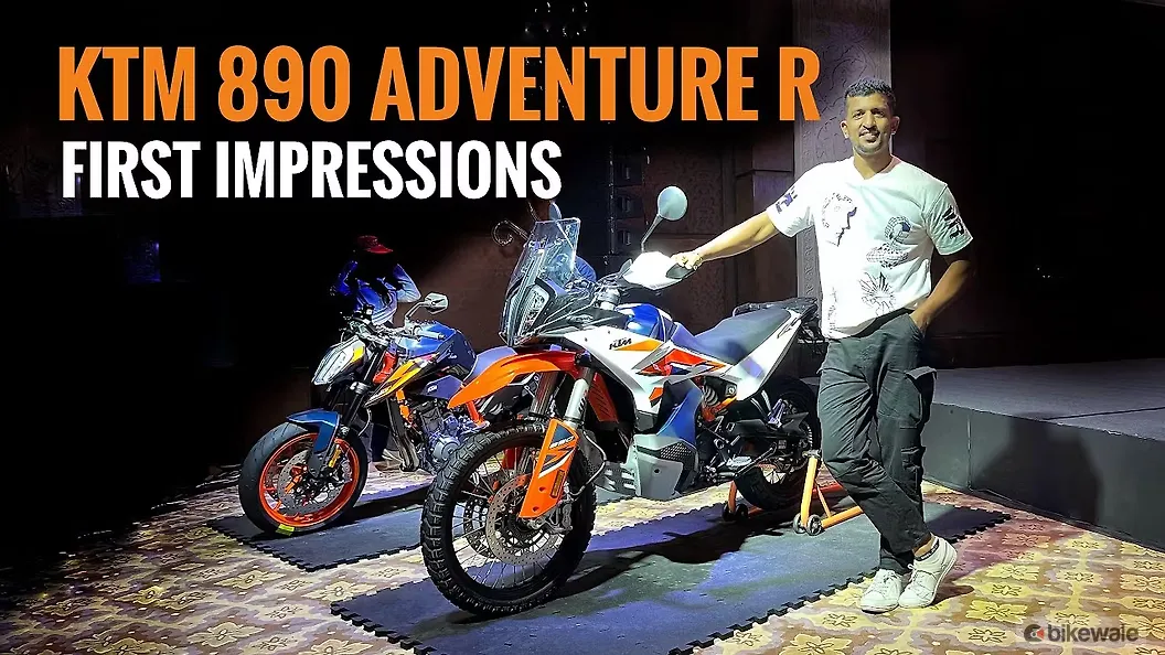 KTM 890 Adventure R Left Front Three Quarter Image – BikeWale