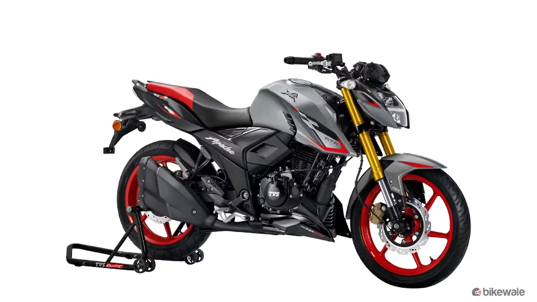 TVS Apache RTR 160 4V Right Front Three Quarter Image – BikeWale