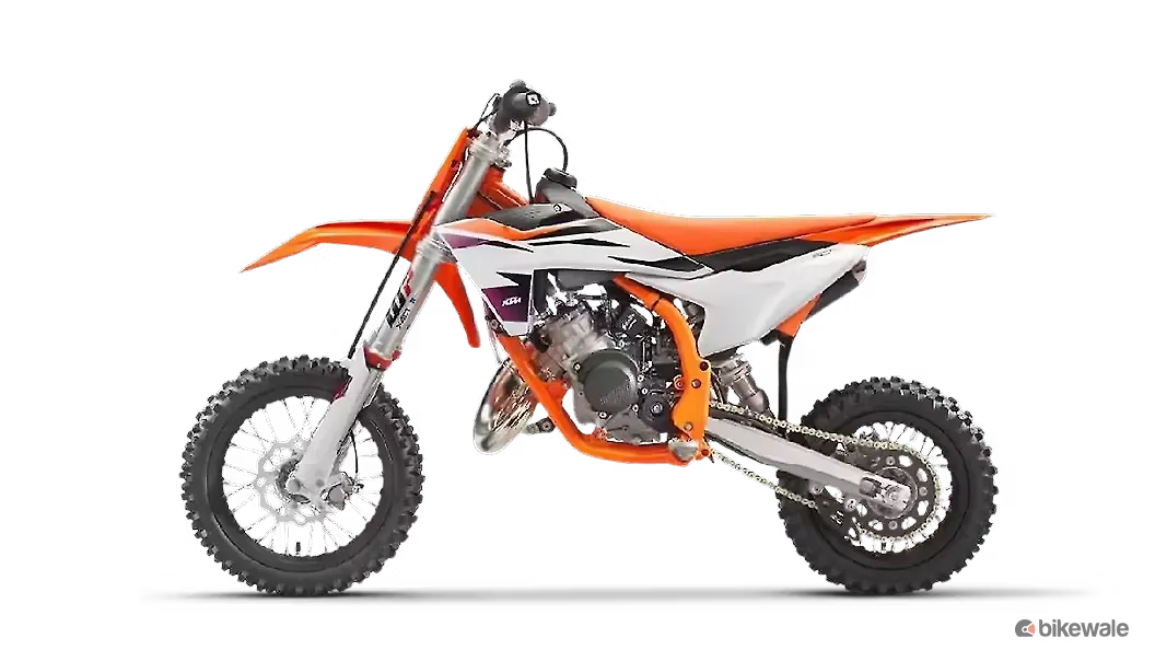 KTM 50 SX Left Side View Image – BikeWale