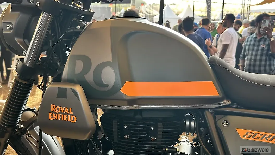 Royal Enfield Scram 440 Engine From Right Image – BikeWale