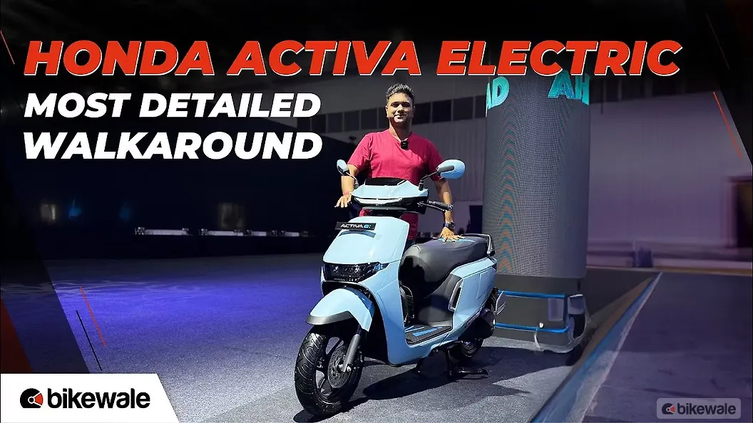 Honda Activa e Left Front Three Quarter Image – BikeWale