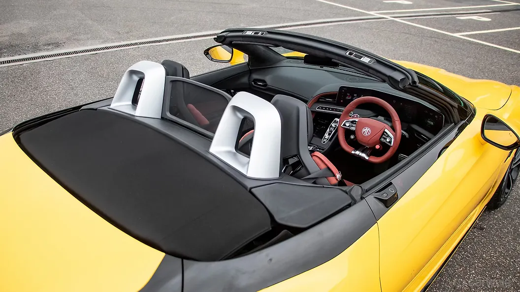 Cyberster Convertible Roof Down Image, Cyberster Photos in India - CarWale