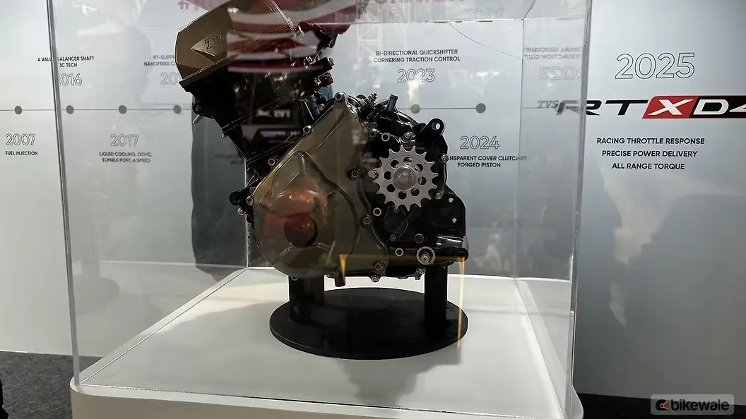 TVS Apache RR 310 Engine From Left Image – BikeWale