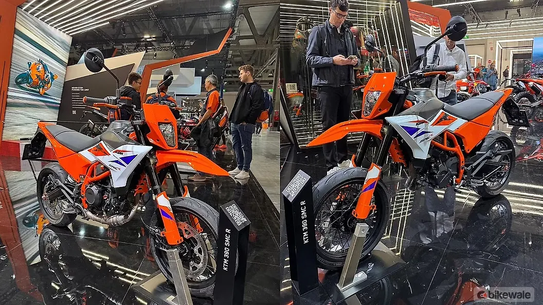 KTM 390 SMC R Right Front Three Quarter Image – BikeWale