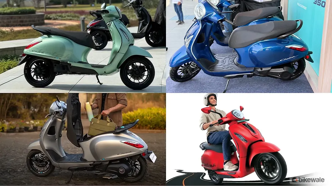 Bajaj Chetak Right Side View Image – BikeWale