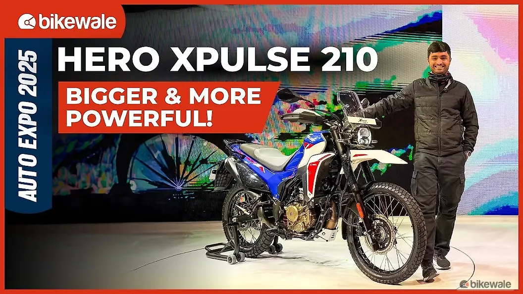 Hero Xpulse 210 Right Front Three Quarter Image – BikeWale