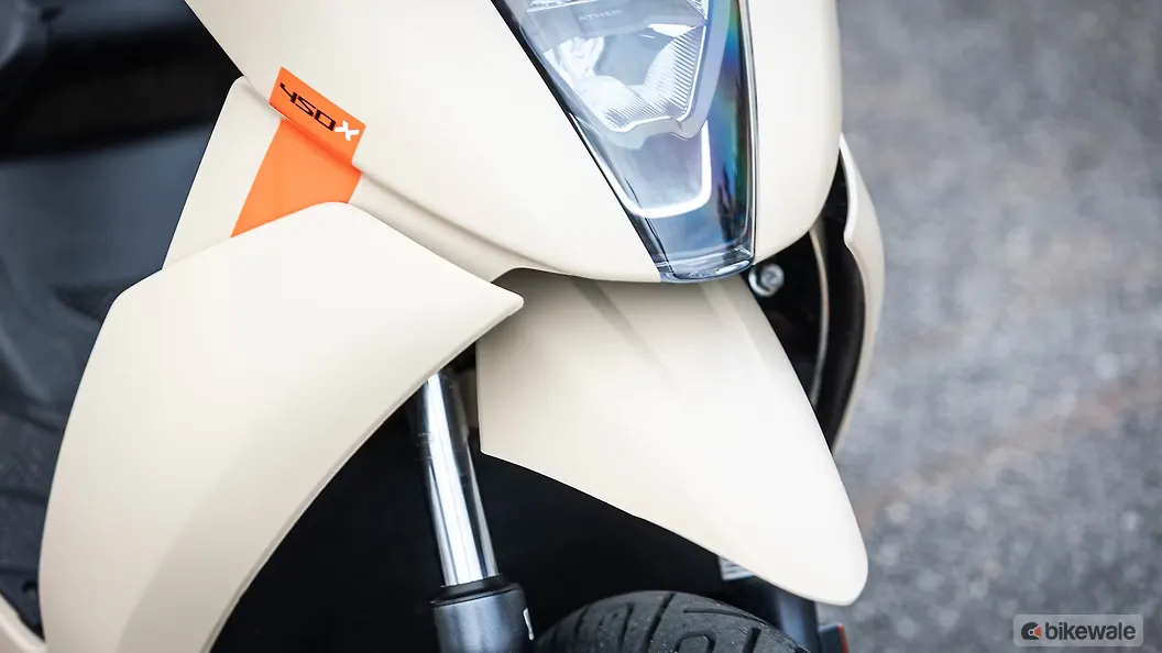 Ather 450X Front Tyre Image – BikeWale