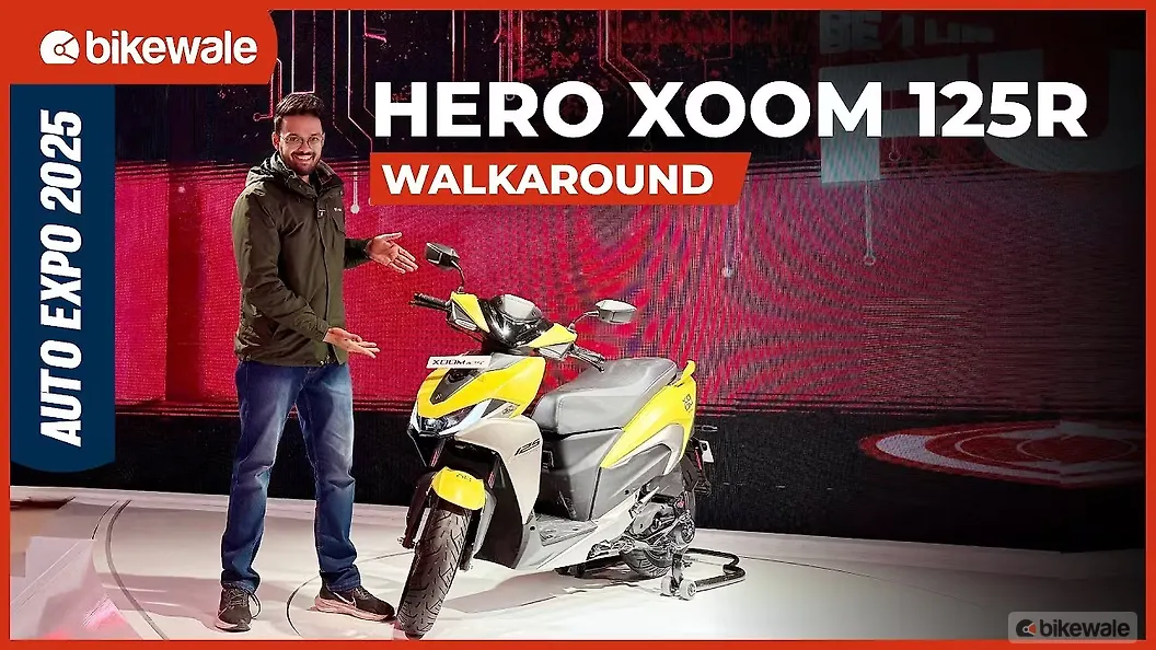 Hero Xoom 125 Left Front Three Quarter Image – BikeWale