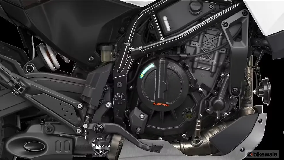 KTM 390 Adventure X Engine From Right Image – BikeWale