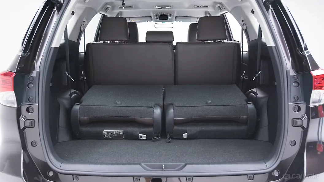 Fortuner [2016-2021] Bootspace Rear Seat Folded Image, Fortuner [2016 ...