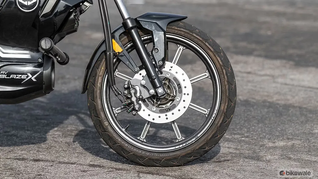 Revolt RV BlazeX Front Disc Brake Caliper Image – BikeWale