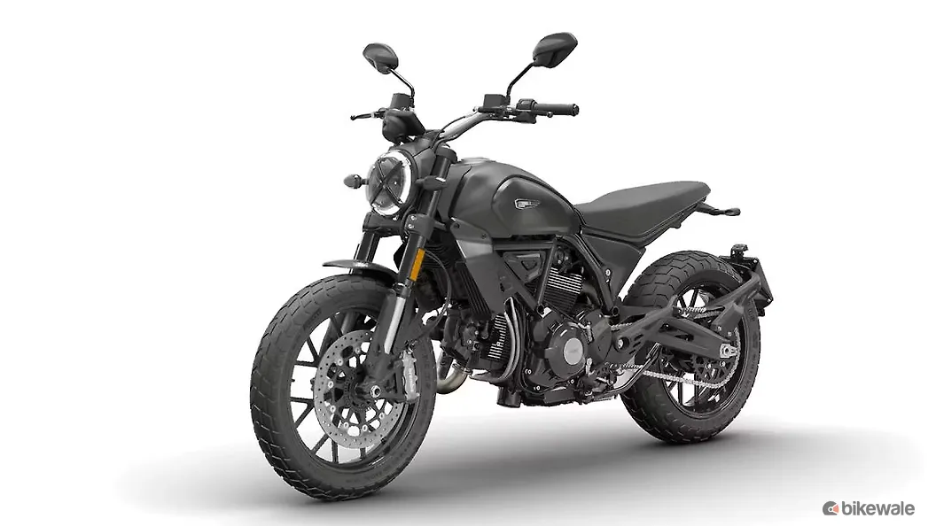Ducati Scrambler Icon Left Front Three Quarter Image – BikeWale