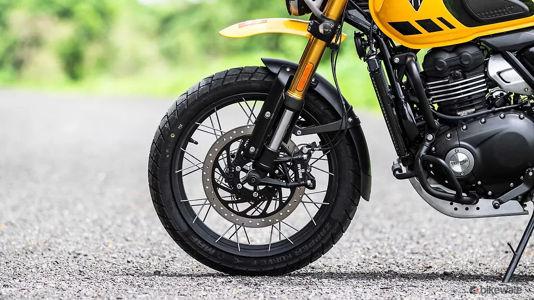 Triumph Scrambler 400 XC Front Wheel Image – BikeWale