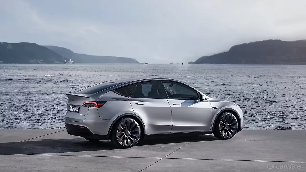 Model Y Right Side View Image, Model Y Photos in India - CarWale