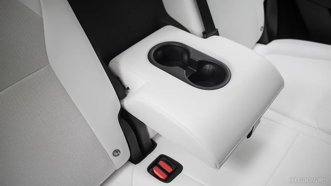 Model Y Rear Cup Holders Image, Model Y Photos in India - CarWale