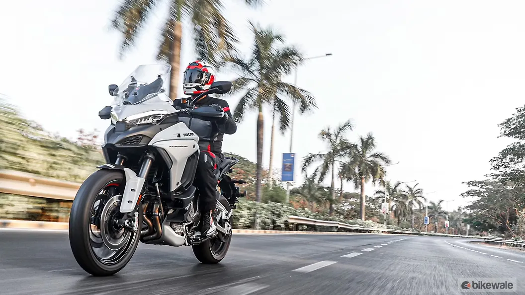 Ducati Multistrada V4 Left Front Three Quarter Image – BikeWale