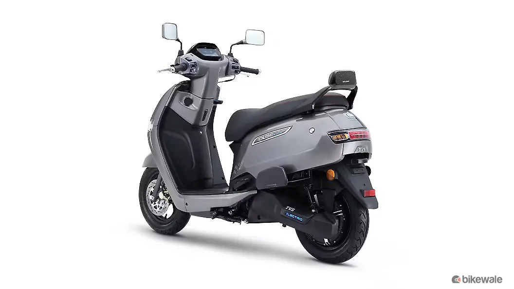 TVS iQube Left Rear Three Quarter Image – BikeWale