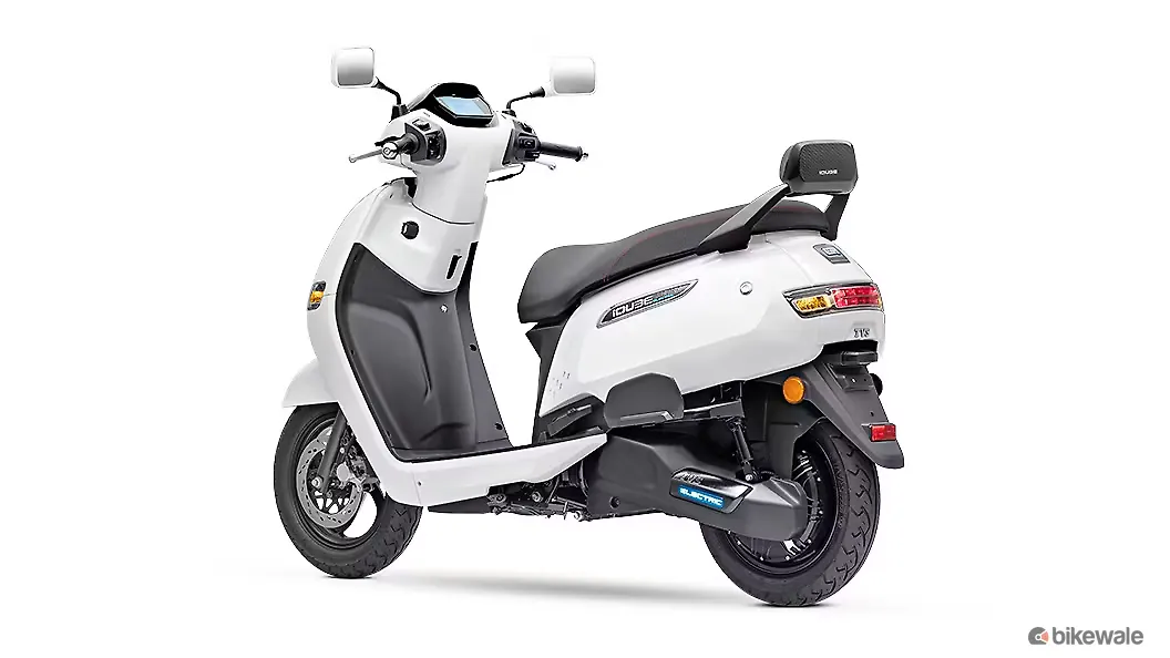 TVS iQube Left Rear Three Quarter Image – BikeWale