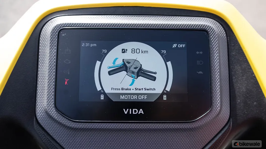 VIDA VX2 Instrument Cluster Image – BikeWale