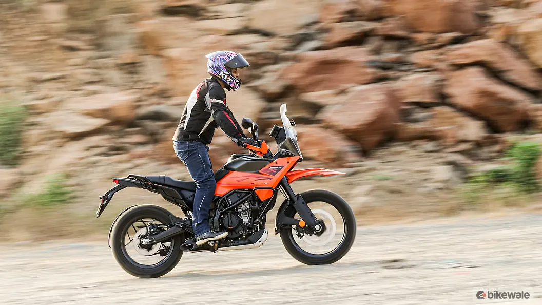 KTM 390 Adventure X Right Side View Image – BikeWale
