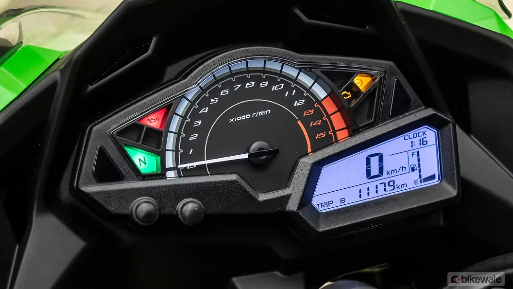 Kawasaki Ninja 300 Clock Image – BikeWale
