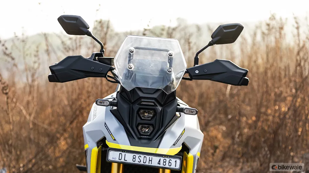 Suzuki V-Strom 800 DE Rear View Mirror Image – BikeWale