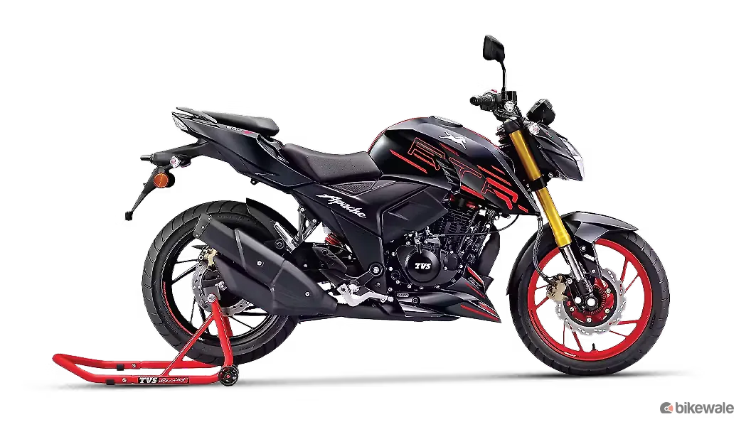 TVS Apache RTR 200 4V Right Side View Image – BikeWale