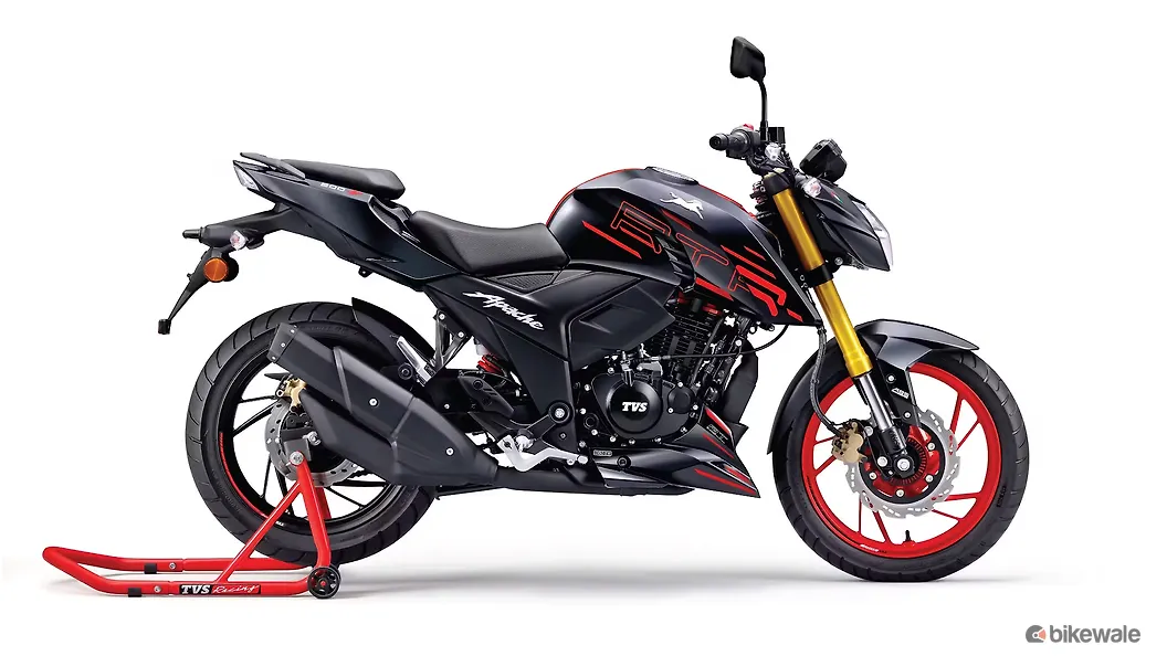 TVS Apache RTR 200 4V Right Side View Image – BikeWale
