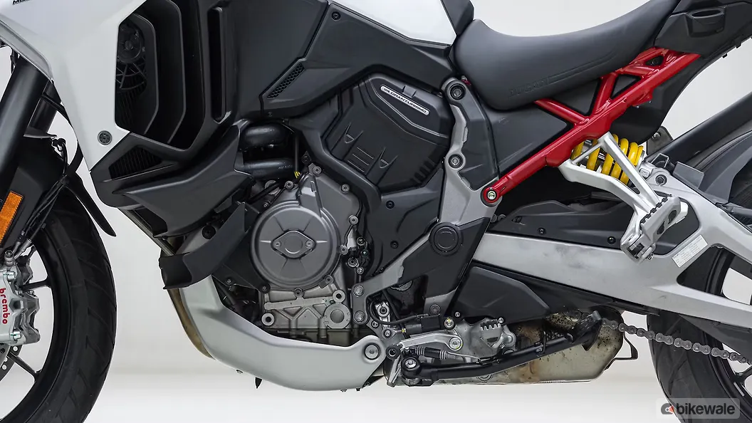 Ducati Multistrada V4 Engine From Right Image – BikeWale