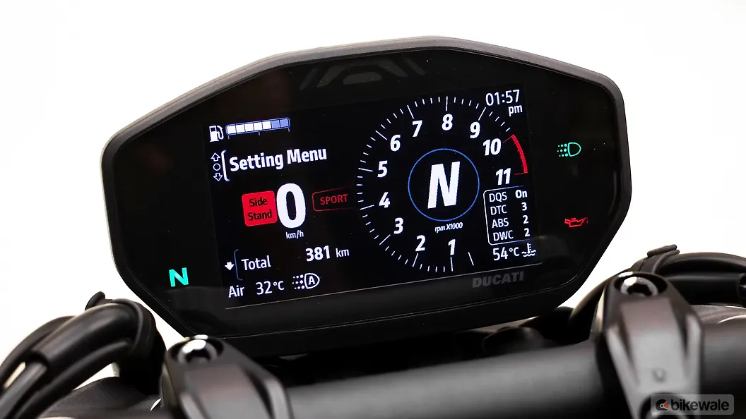 Ducati Monster TFT / Instrument Cluster Image – BikeWale