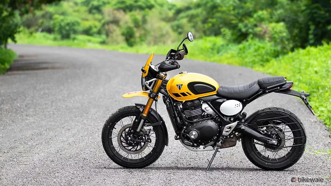Triumph Scrambler 400 XC Left Side View Image – BikeWale