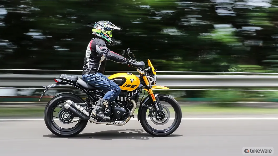 Triumph Scrambler 400 XC Right Side View Image – BikeWale