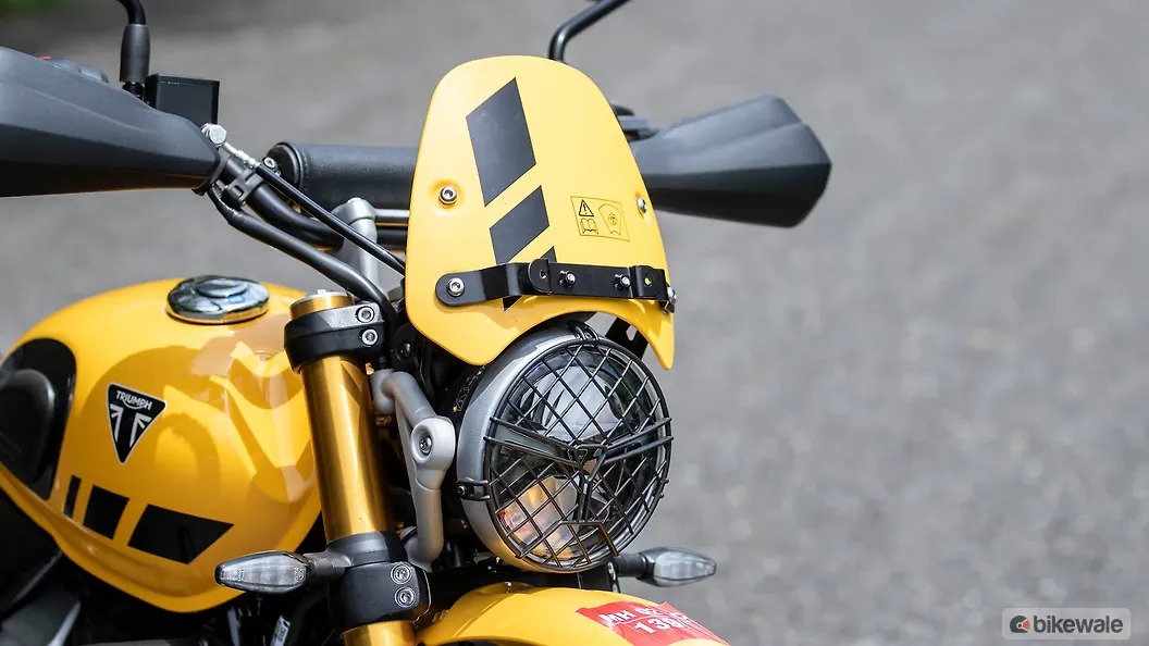 Triumph Scrambler 400 XC Windscreen Image – BikeWale