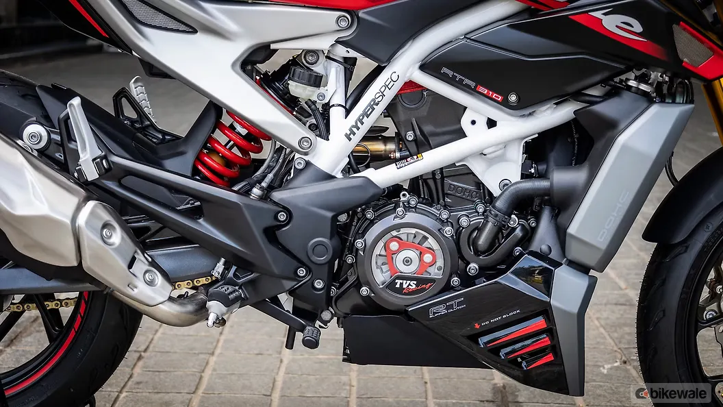TVS Apache RTR 310 Engine From Right Image – BikeWale