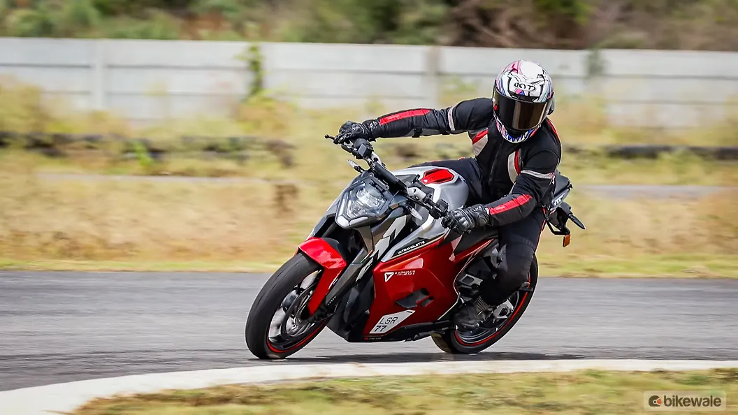 Ultraviolette F77 Mach 2 Left Front Three Quarter Image – BikeWale