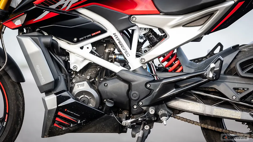 TVS Apache RTR 310 Engine From Left Image – BikeWale