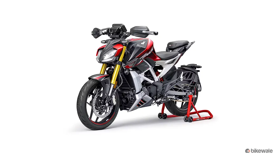 TVS Apache RTR 310 Left Front Three Quarter Image – BikeWale