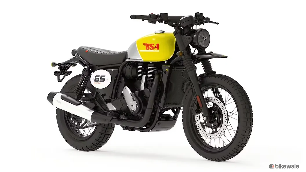 BSA Scrambler 650 Right Front Three Quarter Image – BikeWale