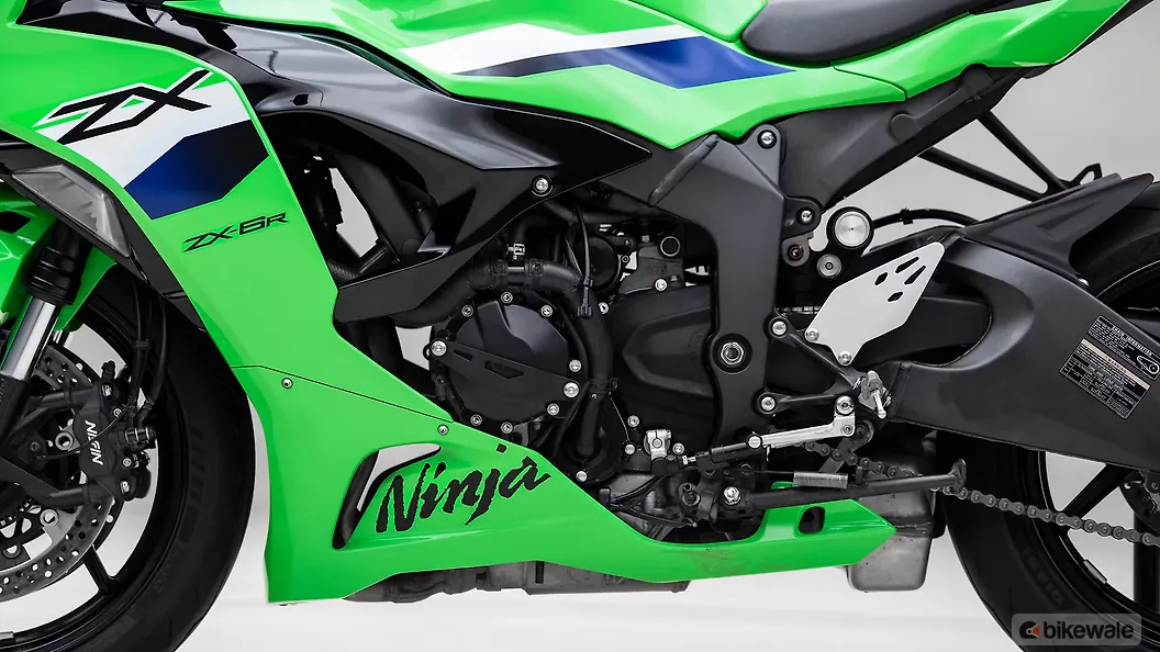 Kawasaki Ninja ZX-6R Engine From Left Image – BikeWale