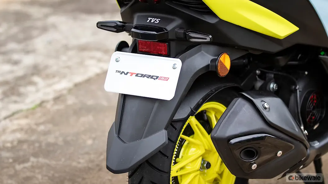 TVS Ntorq 150 Rear Tyre Image – BikeWale