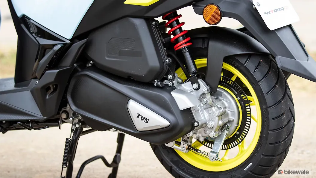 TVS Ntorq 150 Rear Tyre Hugger Image – BikeWale
