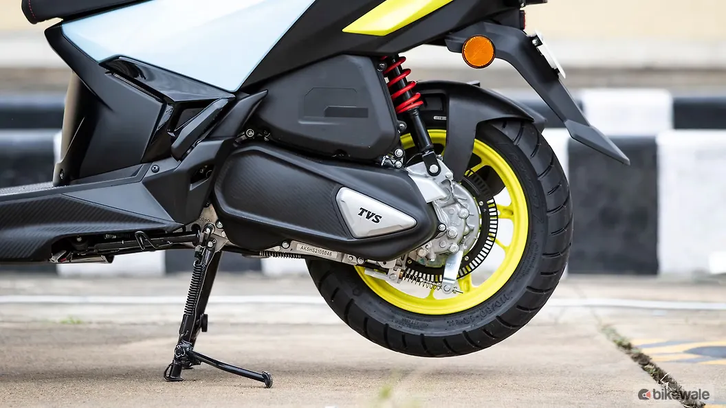 TVS Ntorq 150 Rear Tyre Hugger Image – BikeWale