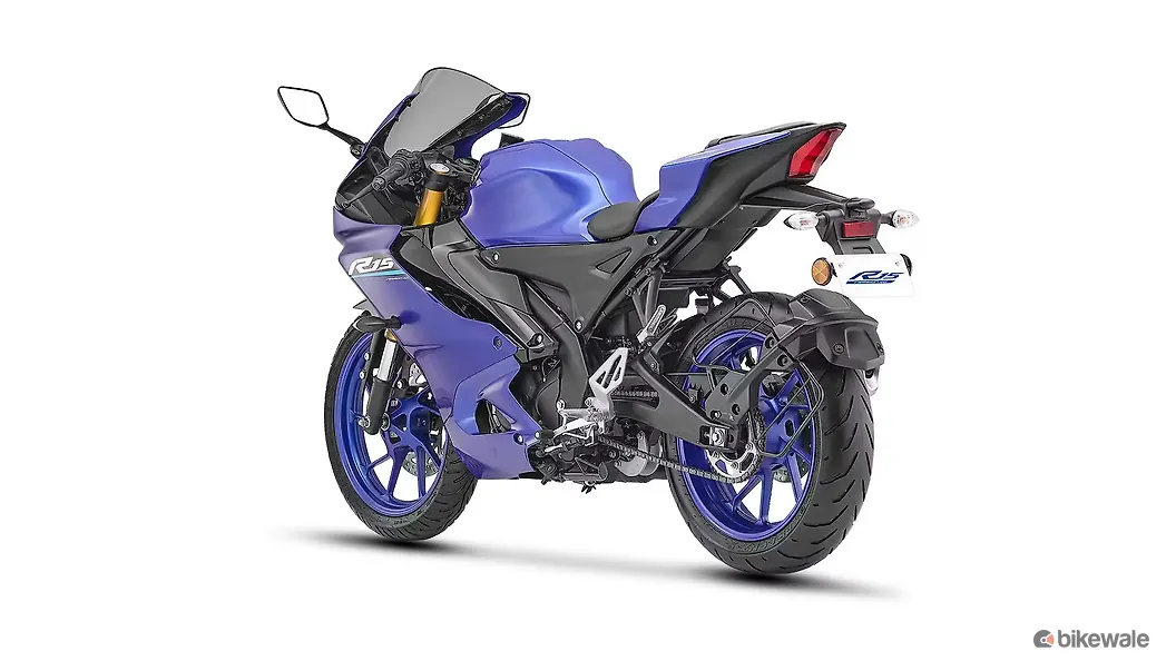 Yamaha R15 V4 Left Rear Three Quarter Image – BikeWale