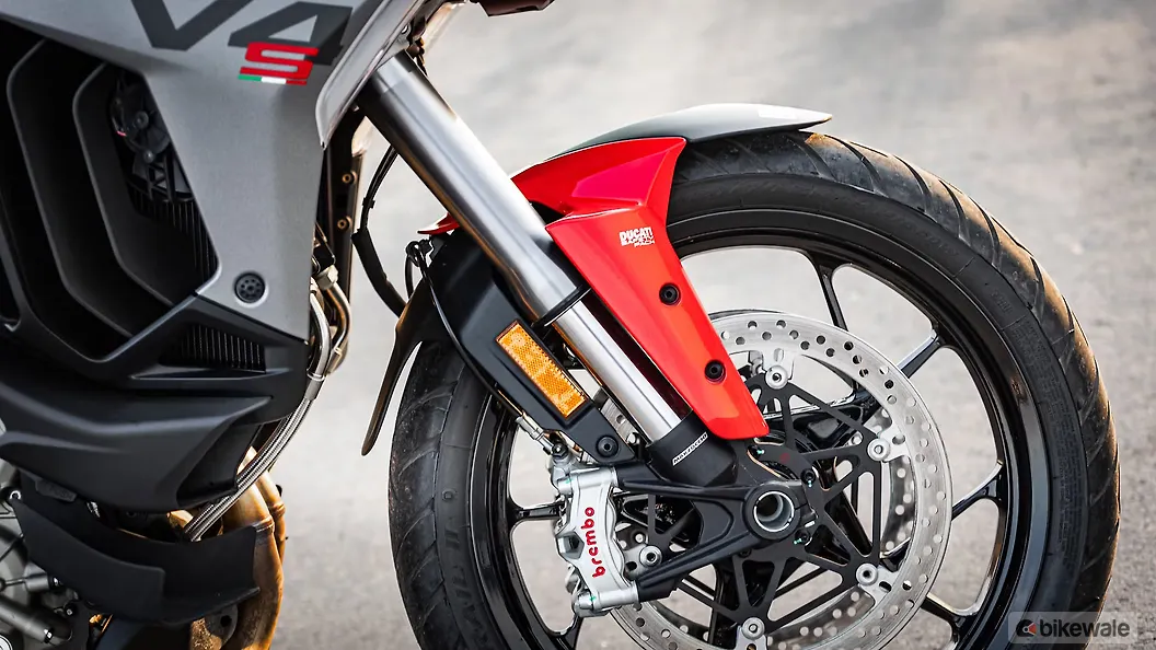 Ducati Multistrada V4 Front Suspension Image – BikeWale