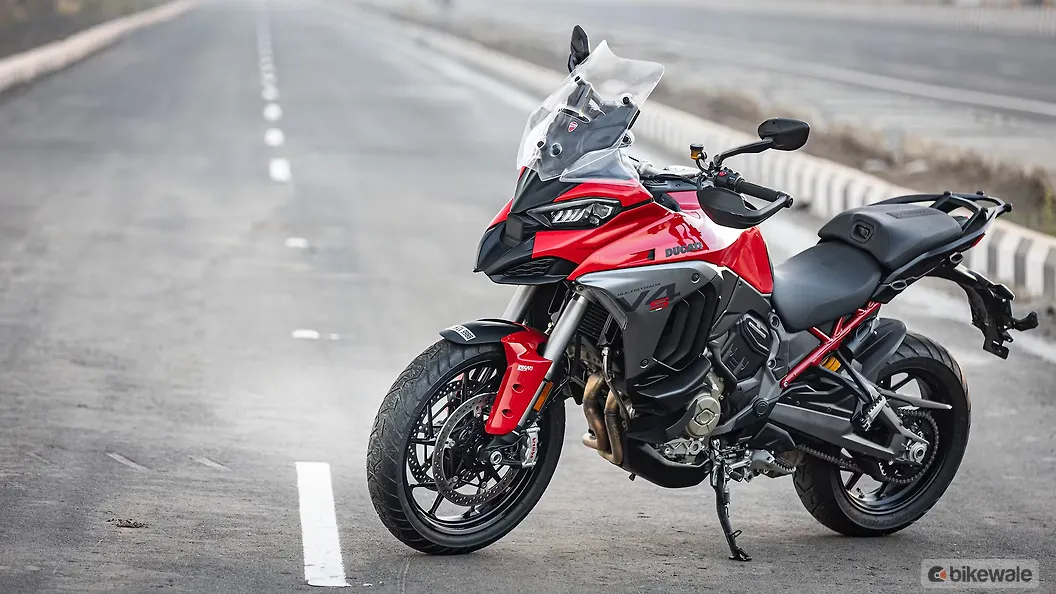 Ducati Multistrada V4 Left Front Three Quarter Image – BikeWale