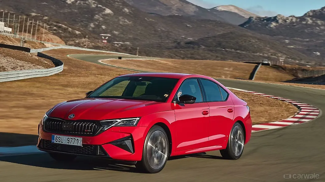 Octavia RS Left Front Three Quarter Image, Octavia RS Photos in India ...