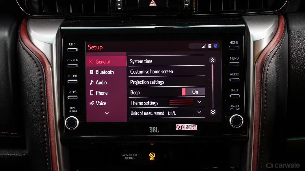 Fortuner Legender Infotainment System Image, Fortuner Legender Photos ...