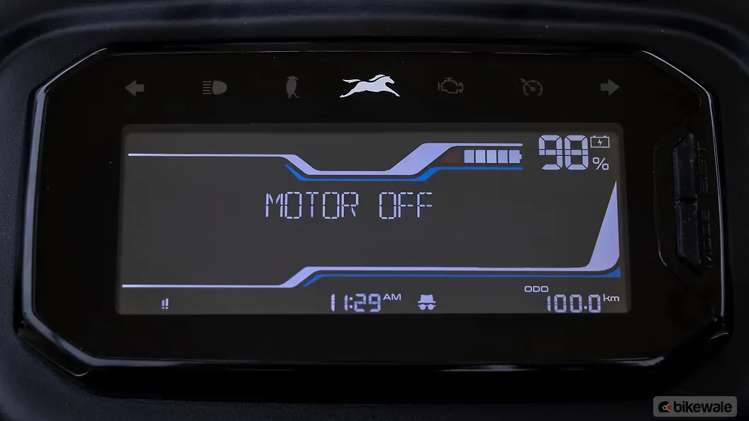 TVS Orbiter TFT Touchscreen Instrument Cluster Image – BikeWale