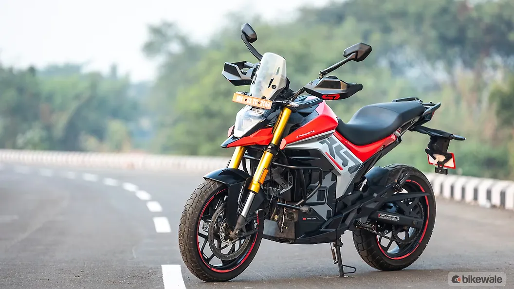 Ultraviolette X47 Crossover Left Front Three Quarter Image – BikeWale