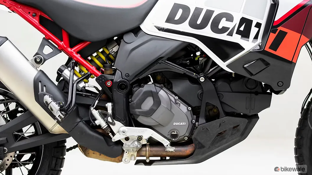 Ducati DesertX Engine From Right Image – BikeWale